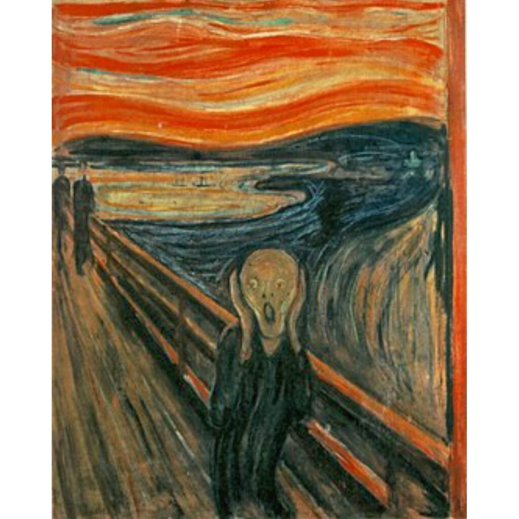 De Schreeuw van Edvard Munch Diamond Painting - Doezelf.nl