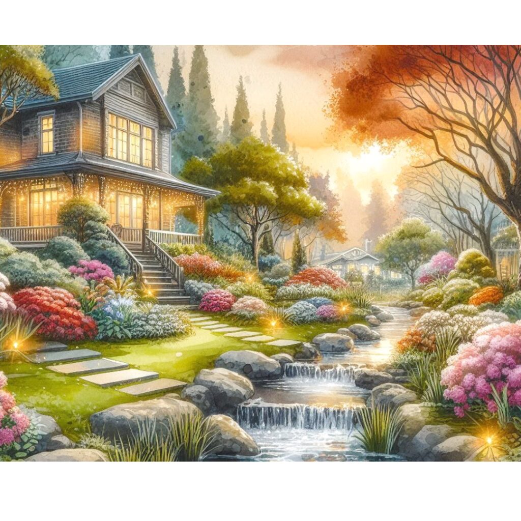 Botanische tuin Diamond Painting - Doezelf.nl