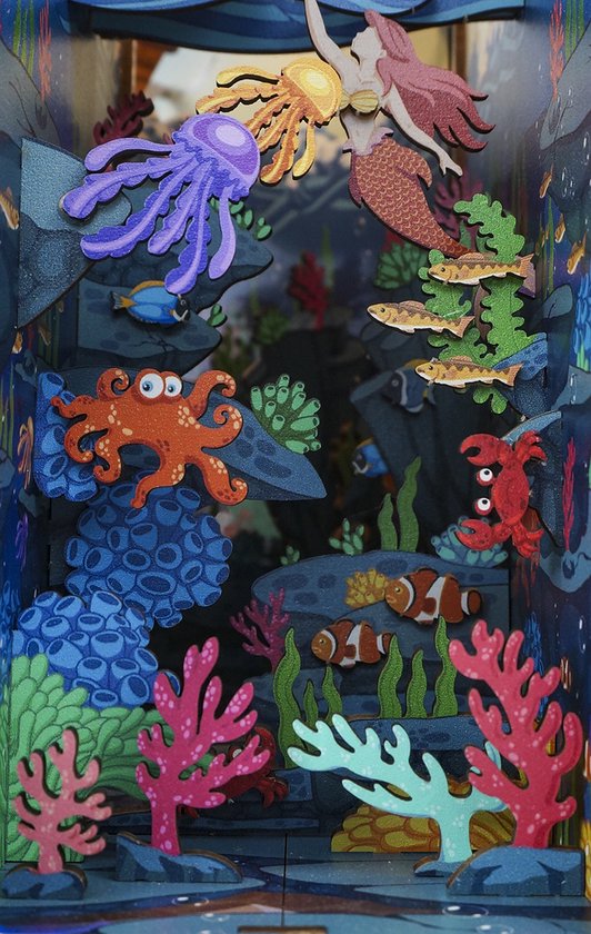 Tonecheer The Little Mermaid Book Nook TQ112 - Doezelf.nl