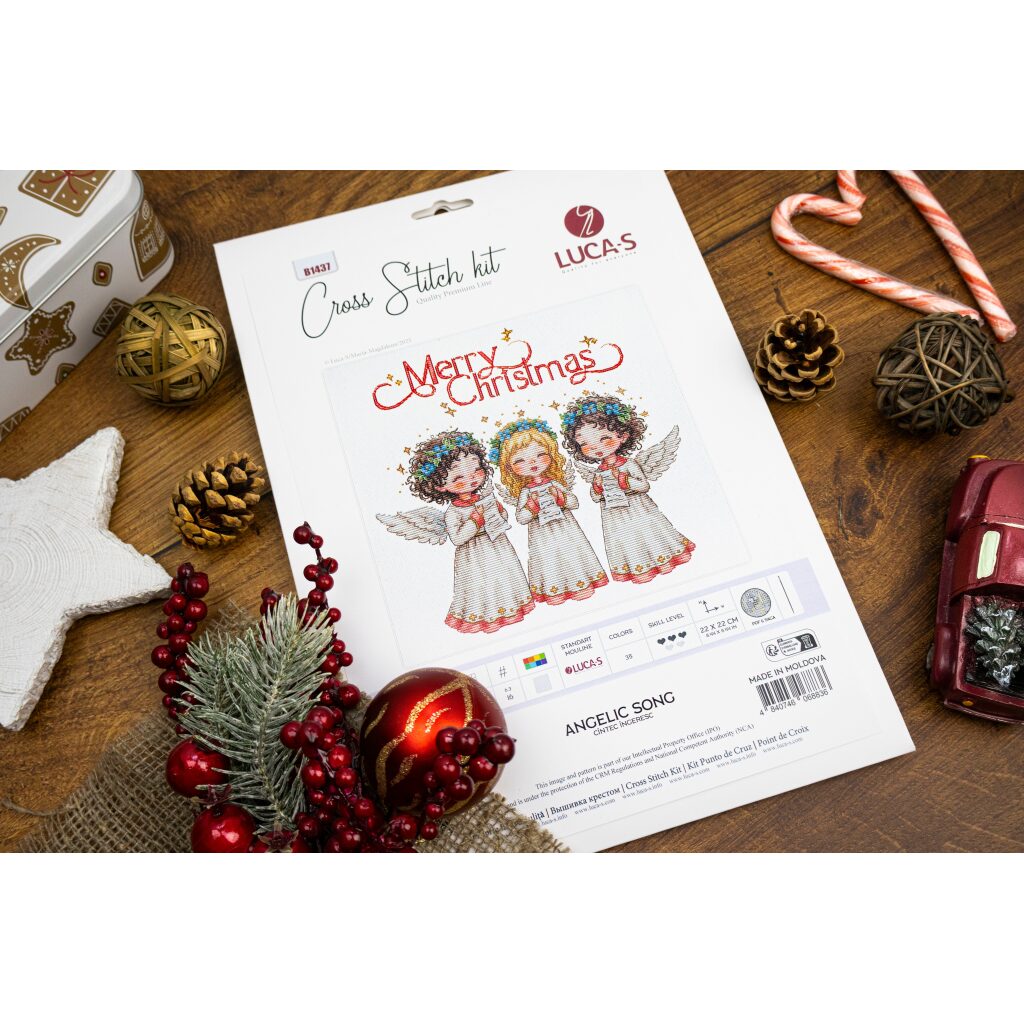 Luca-S Angelic Song B1437 borduren (pakket) - Doezelf.nl