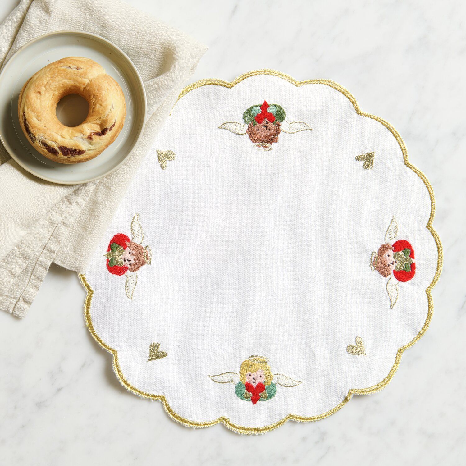 Rico Design Stick & Stitch borduurpakket Engel met hartjes 16 stuks ...
